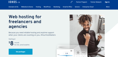 Ionos (1and1) Hosting Reviews September 2025 - Features, Pricing, Speed, Value