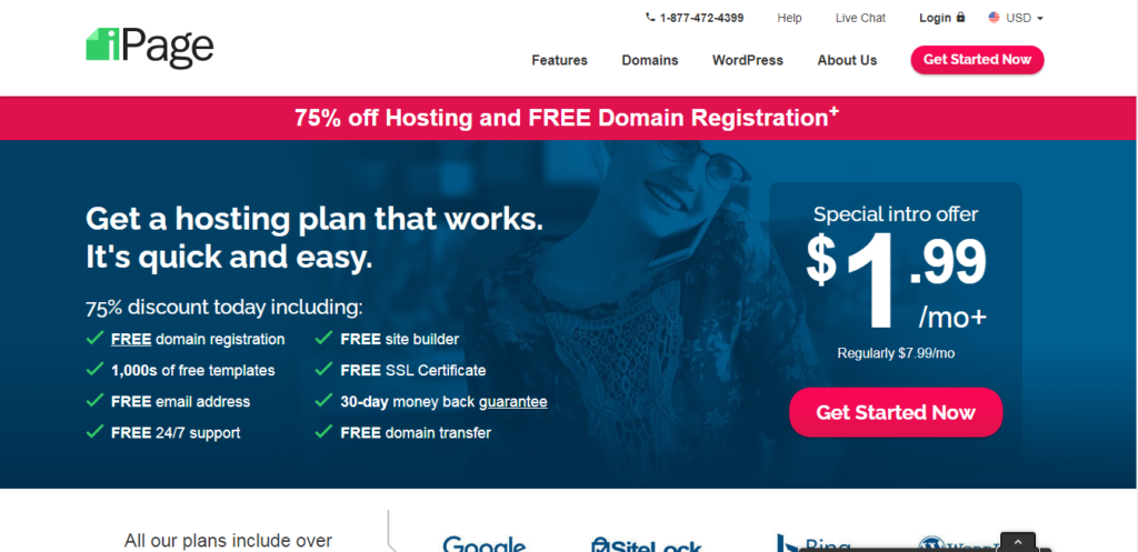 iPage Hosting Reviews August 2022 - Features, Pricing, Speed, Value