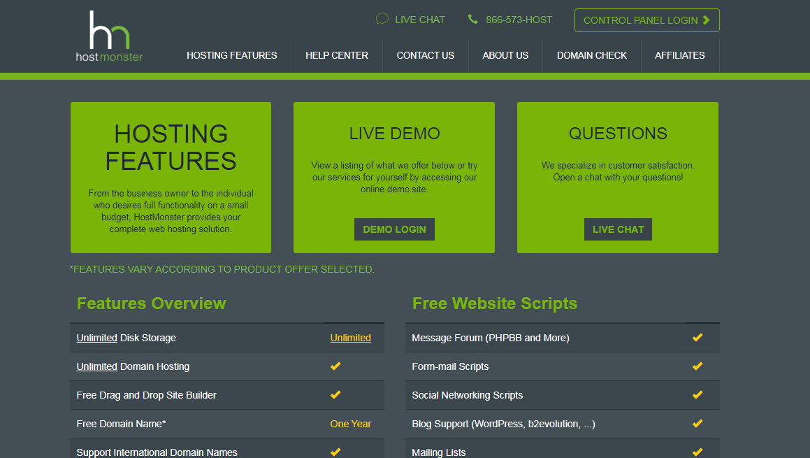 HostMonster Hosting Reviews July 2022 - Features, Pricing, Speed, Value