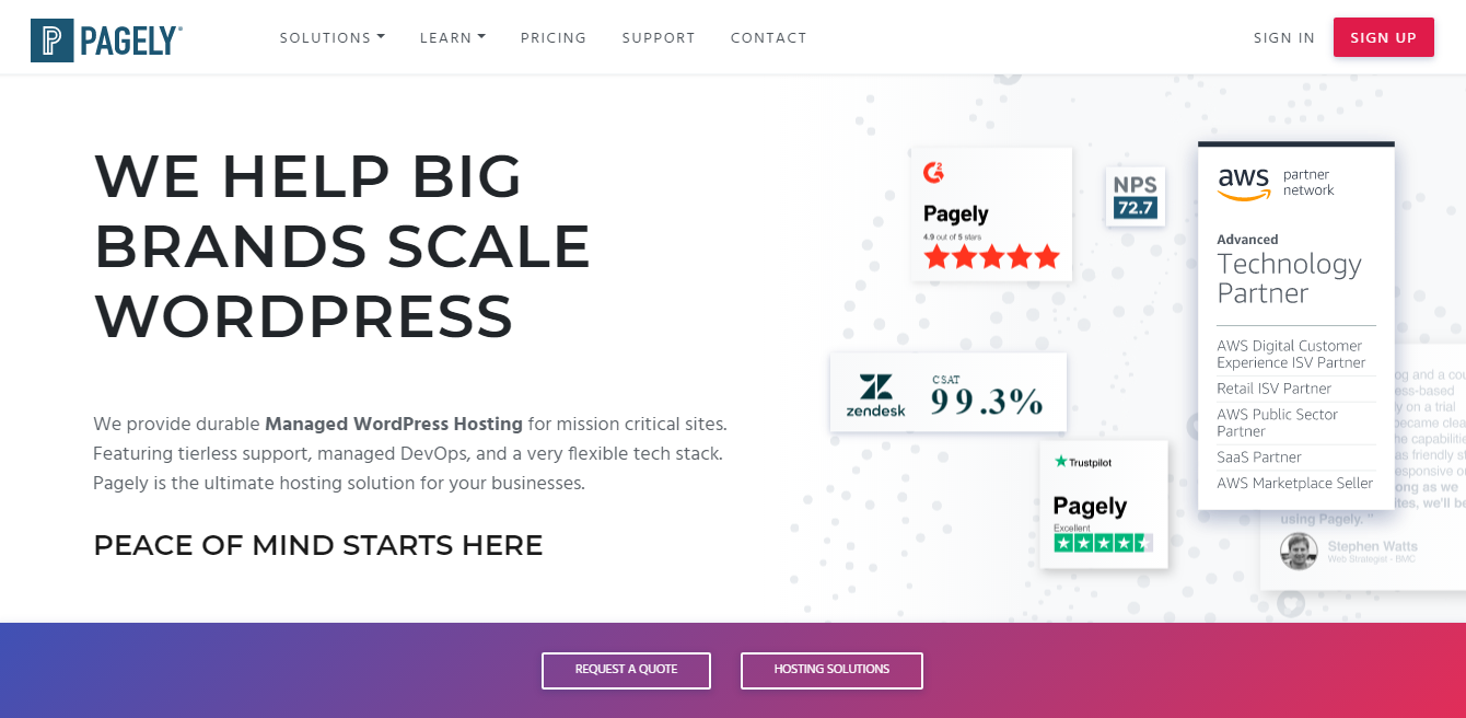 Pagely Hosting Reviews January 2023 - Features, Pricing, Speed, Value